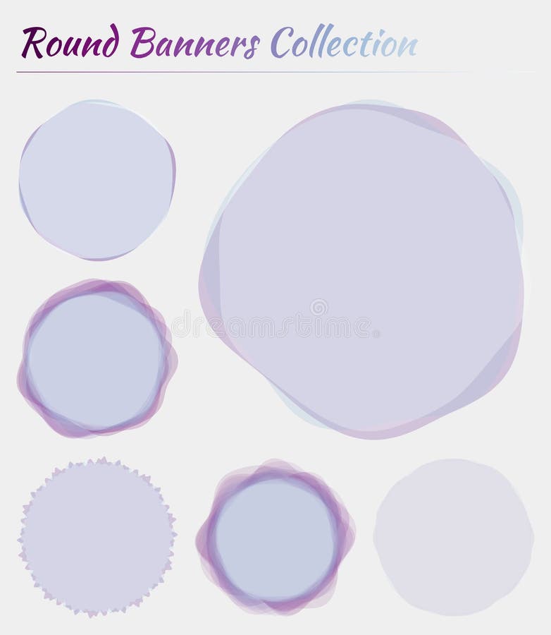 Abstract round labels. stock vector. Illustration of geometric - 190302714