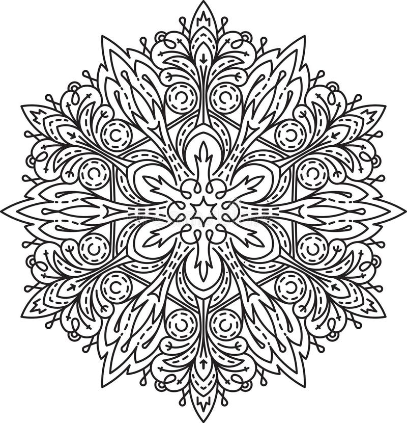 Abstract Round Lace Design - Mandala, Decorative Element Stock ...