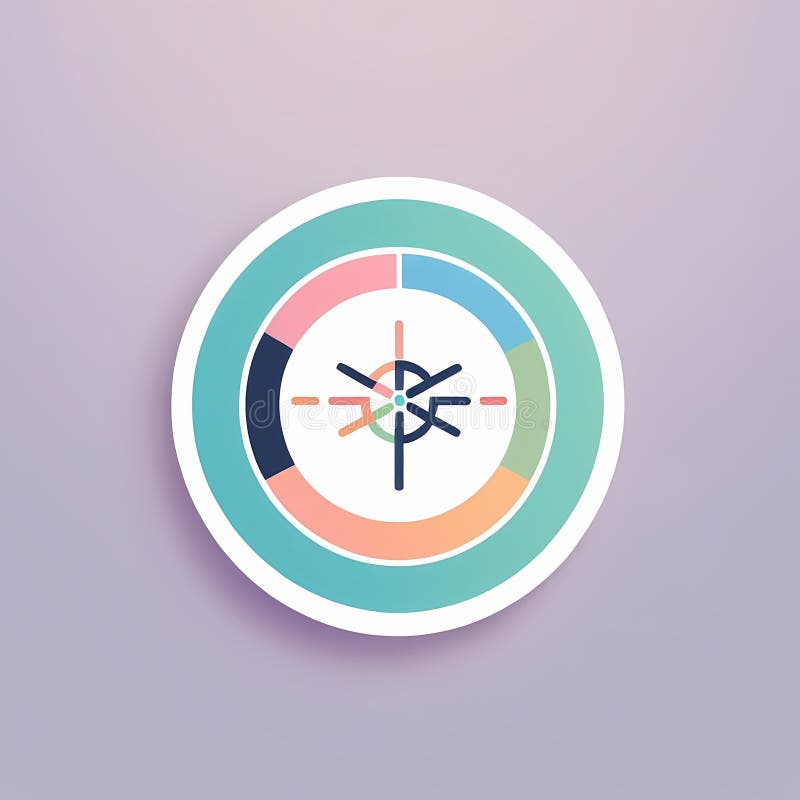 Abstract Round Logo with Computer Mouse for Coding or it Club Stock ...