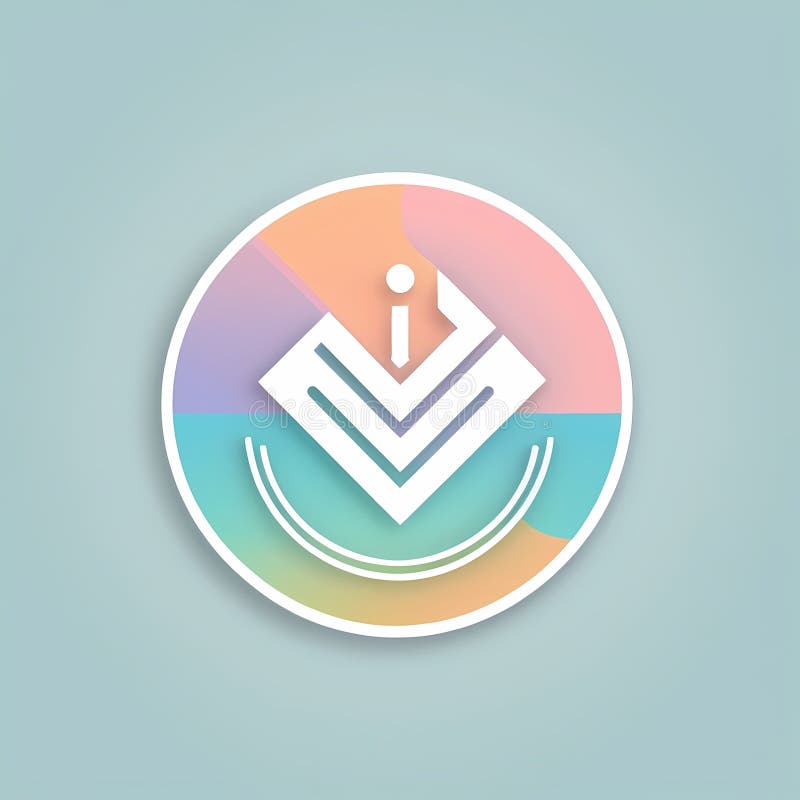 Abstract Round Logo with Computer Mouse for Coding or it Club Stock ...