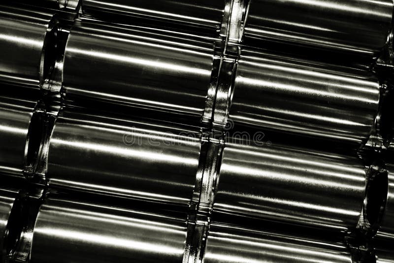 Abstract Round Metal Tube Shape Stock Image - Image of round, abstract ...
