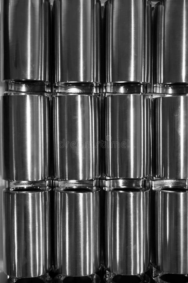 Abstract Round Metal Tube Shape Stock Image - Image of material ...