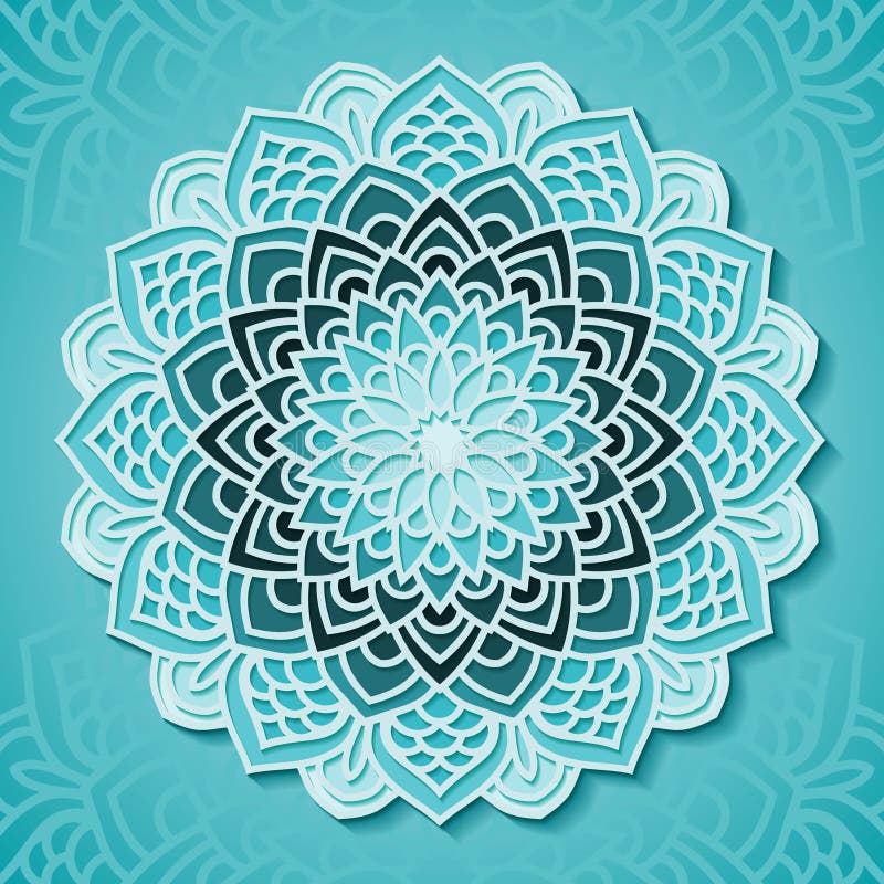 Abstract round ornamental stock vector. Illustration of paper - 51075995