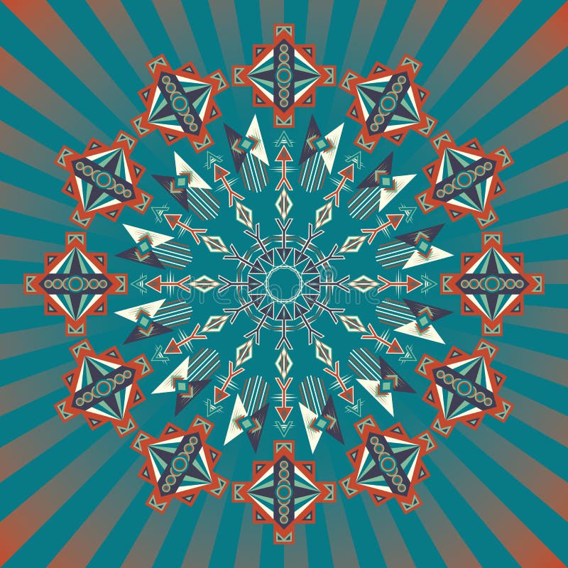 Abstract round pattern stock vector. Illustration of pattern - 45524457