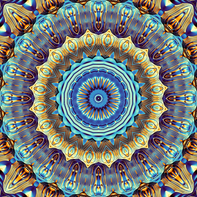 Abstract round pattern stock illustration. Illustration of futuristic ...