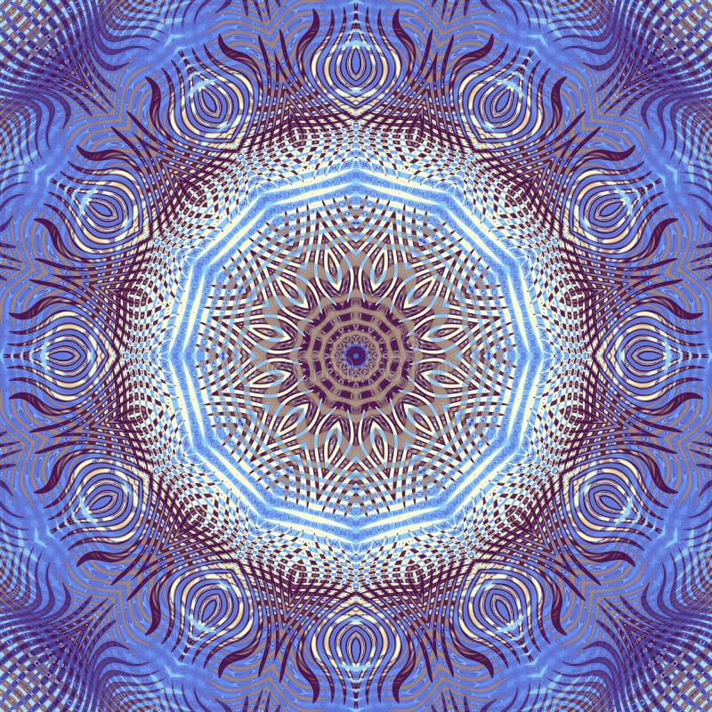 Abstract round pattern stock illustration. Illustration of creativity ...