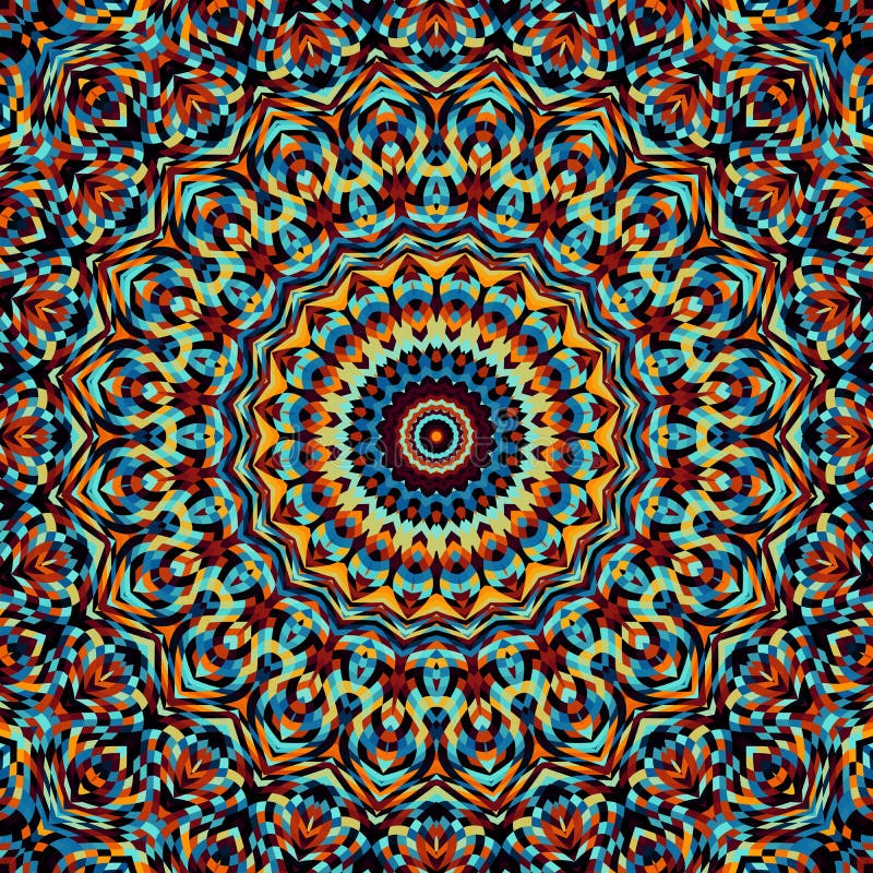 Abstract round pattern stock illustration. Illustration of desktop ...