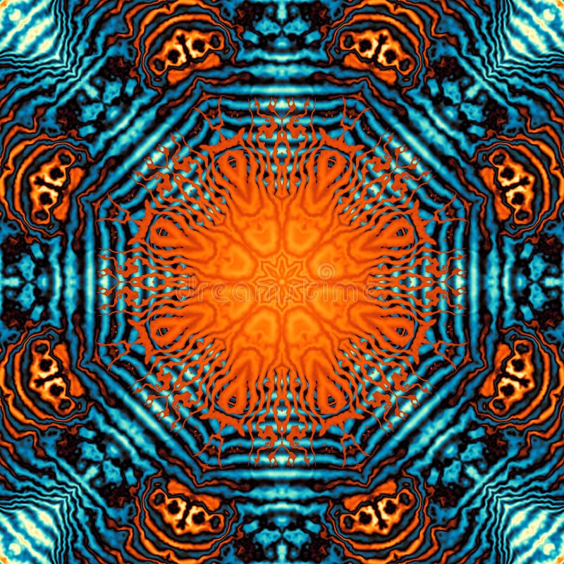 Abstract round pattern stock illustration. Illustration of square ...