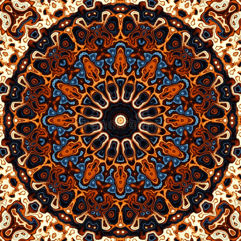 Abstract round pattern stock illustration. Illustration of abstraction ...