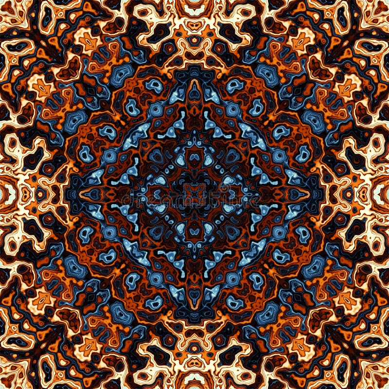 Abstract round pattern stock illustration. Illustration of psychedelic ...