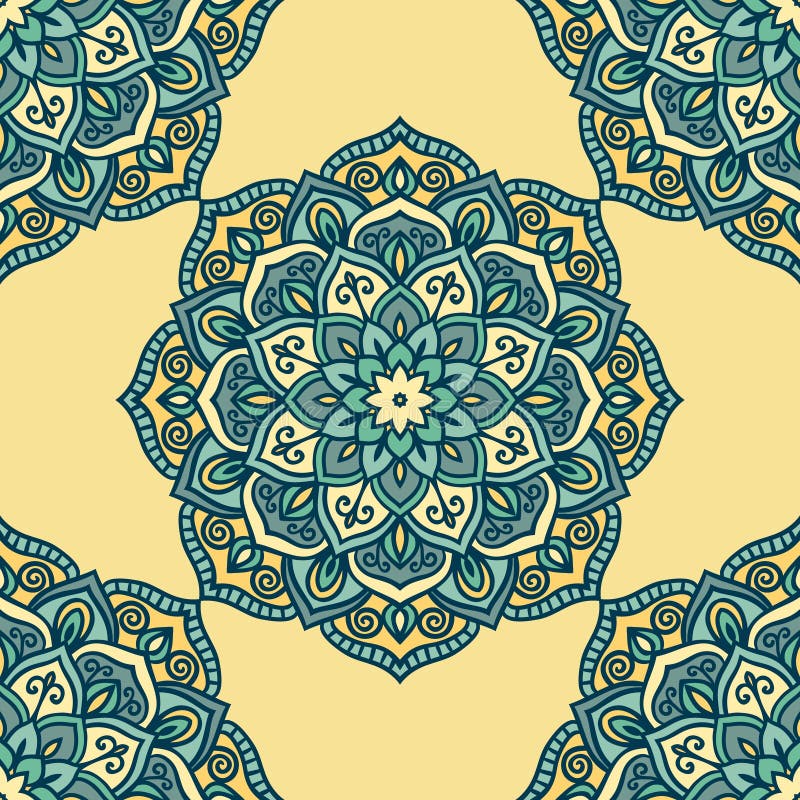 Round pattern in . stock illustration. Illustration of ornate - 51845456