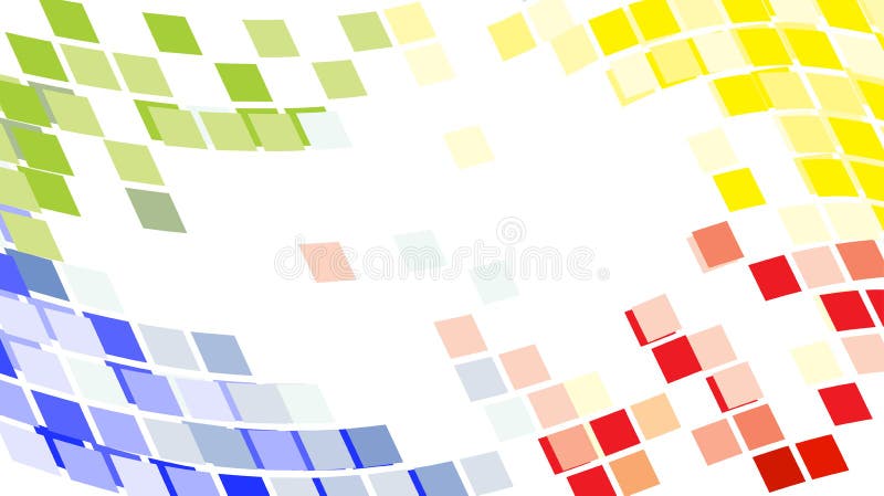 Abstract Round Pixel Points Mosaic Background Stock Vector ...