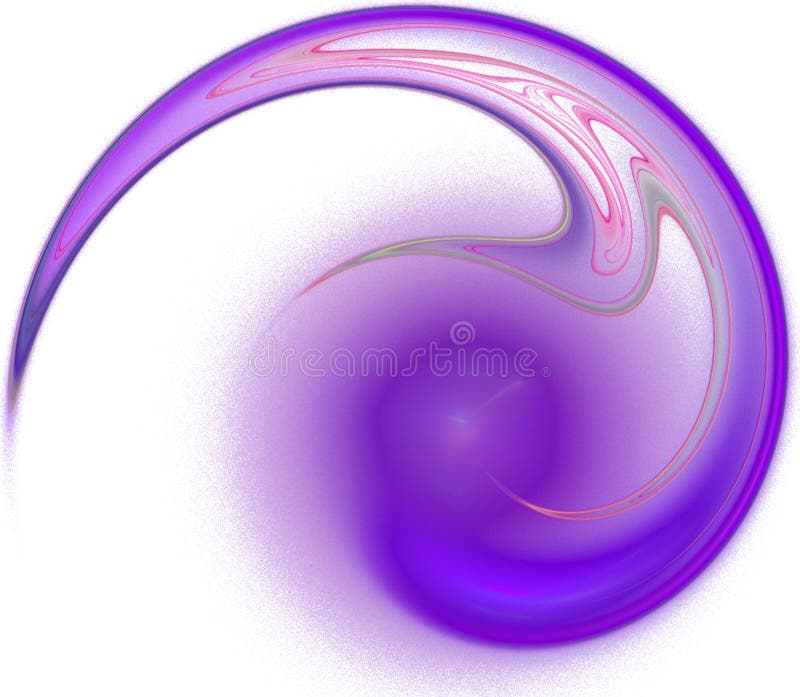 Abstract Round Purple Blue Element without Background, Isolated Stock ...