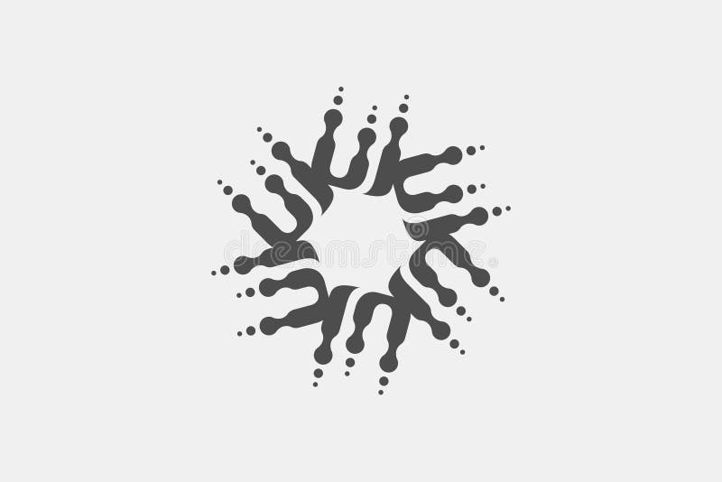 Abstract Round Science Technology Logo Stock Vector - Illustration of ...