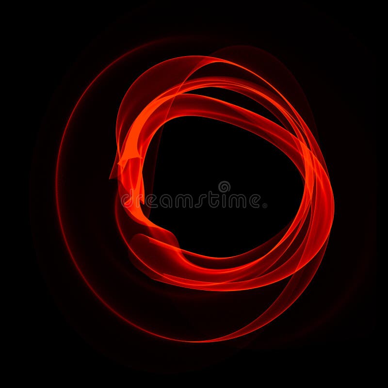 Abstract Round Transparent Figure. Ring of Light, Veil, Smoke Stock ...