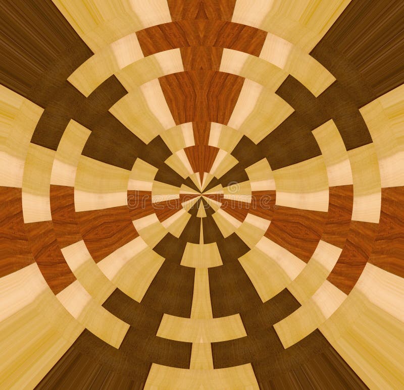 Abstract Round Wood Design for Table, Floor or Wall Stock Illustration ...
