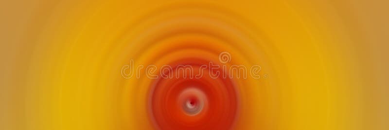 Abstract Round Yellow Background. Circles from the Center Point. Image ...