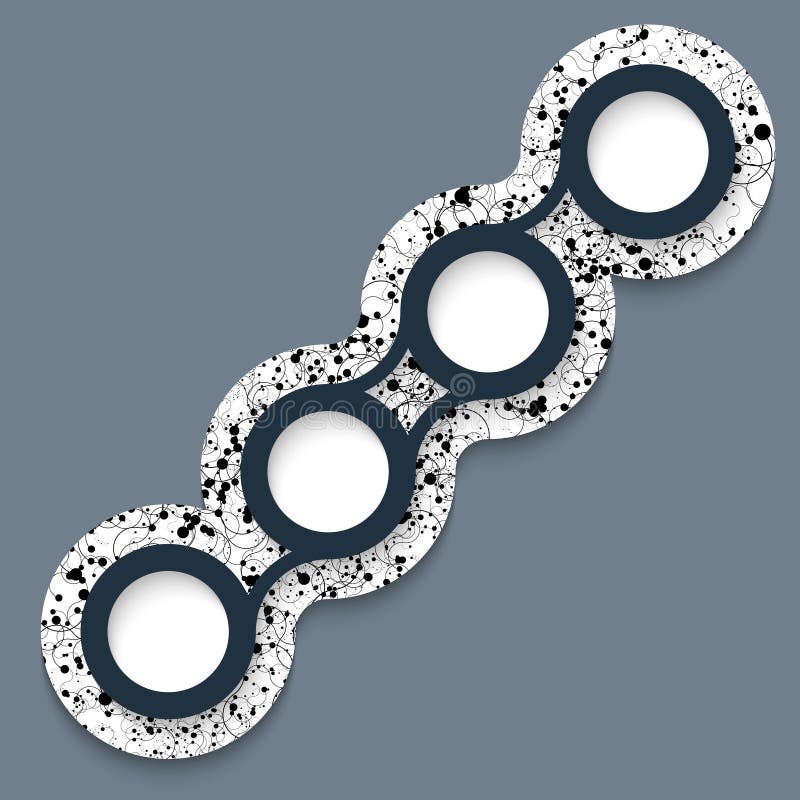 Rounded Object Or Sphere Covered With Curtain 3d Vector Illustration ...