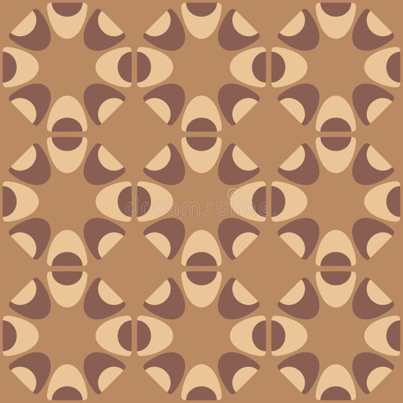 Rounded Abstract Seamless Pattern - Accent for Any Surfaces Stock ...