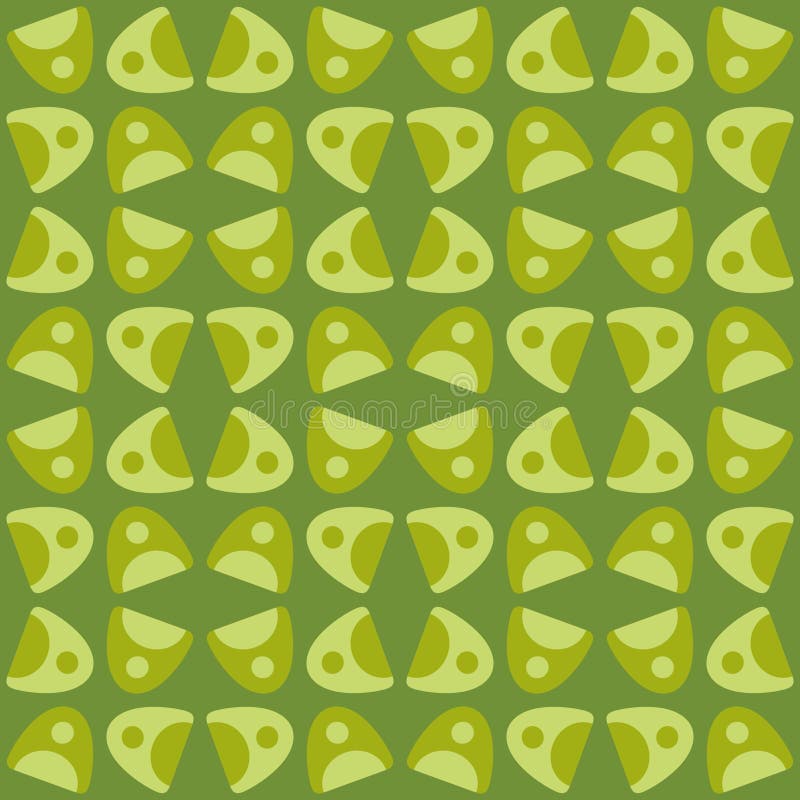 Rounded Abstract Seamless Pattern - Accent for Any Surfaces Stock ...