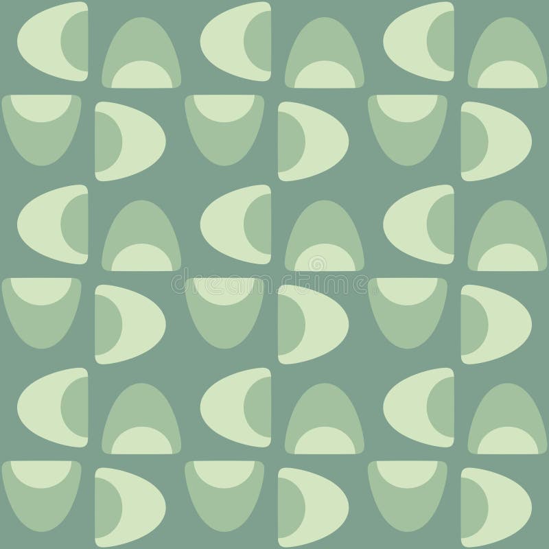 Rounded Abstract Seamless Pattern - Accent for Any Surfaces Stock ...