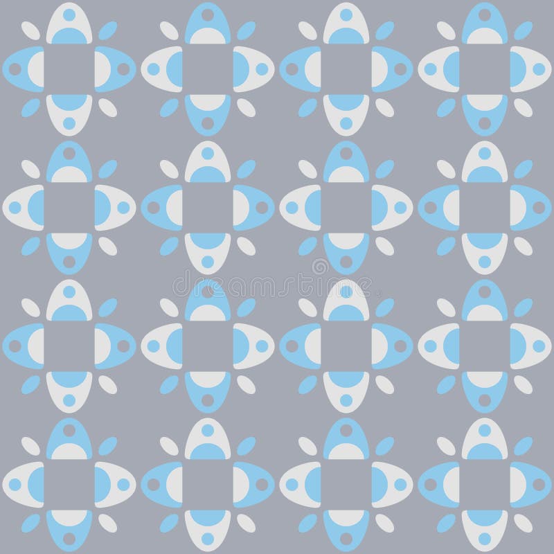 Rounded Abstract Seamless Pattern - Accent for Any Surfaces Stock ...