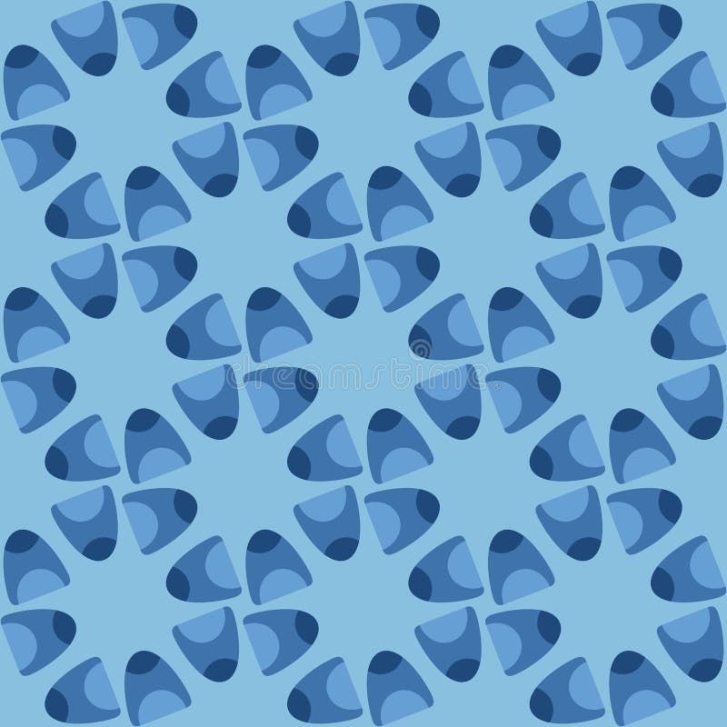 Rounded Abstract Seamless Pattern - Accent for Any Surfaces Stock ...