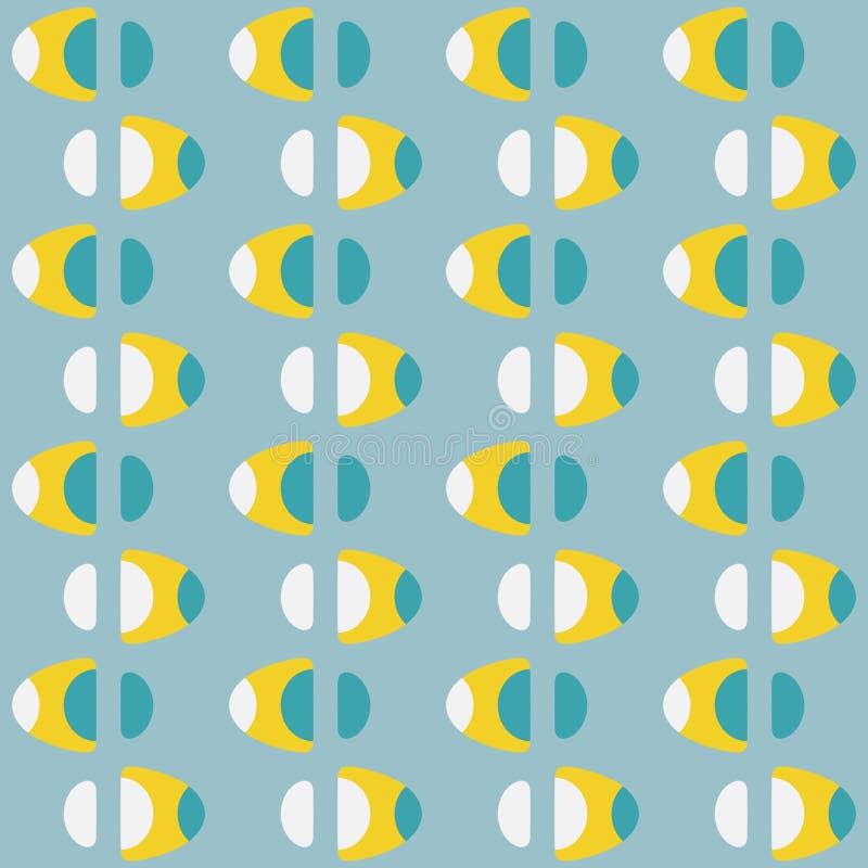 Rounded Abstract Seamless Pattern - Accent for Any Surfaces Stock ...