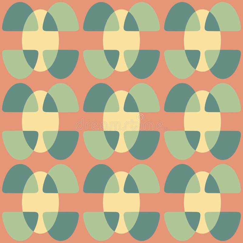 Rounded Abstract Seamless Pattern - Accent for Any Surfaces Stock ...