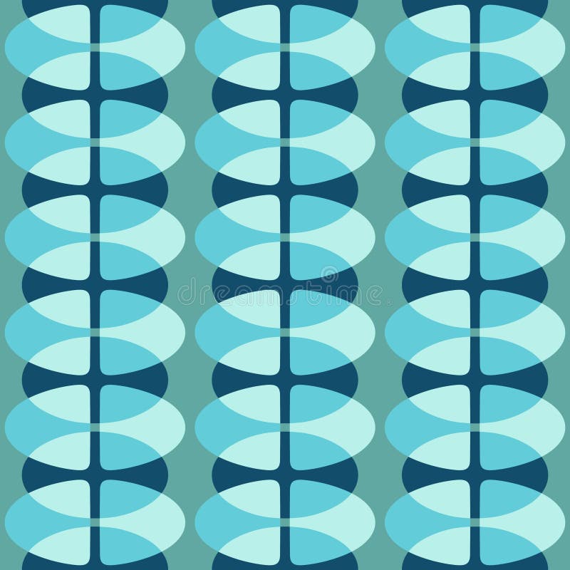 Rounded Abstract Seamless Pattern - Accent for Any Surfaces Stock ...