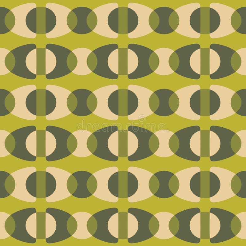 Rounded Abstract Seamless Pattern - Accent for Any Surfaces Stock ...