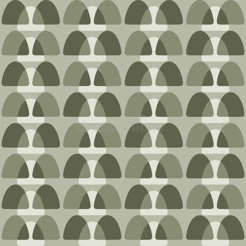 Rounded Abstract Seamless Pattern - Accent for Any Surfaces Stock ...