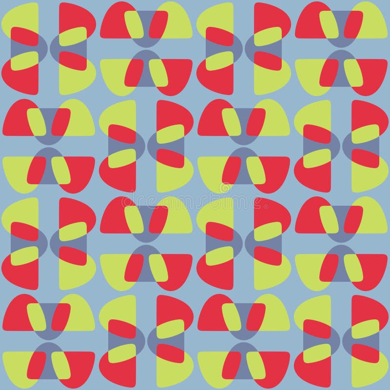 Rounded Abstract Seamless Pattern - Accent for Any Surfaces Stock ...