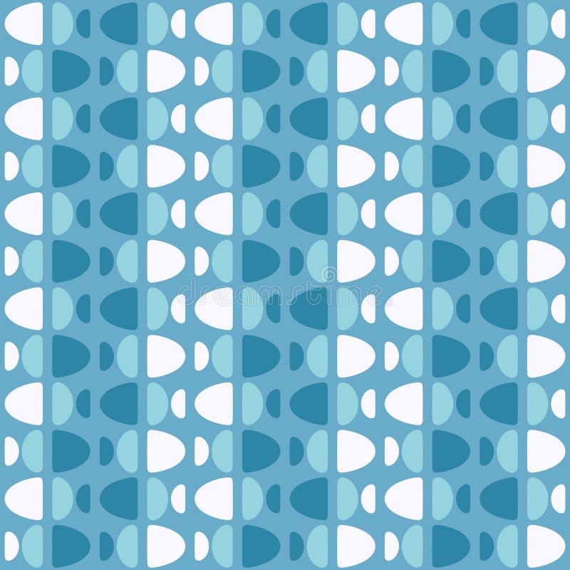 Rounded Abstract Seamless Pattern - Accent for Any Surfaces Stock ...