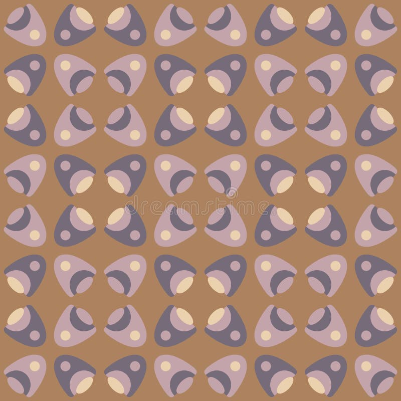 Rounded Abstract Seamless Pattern - Accent for Any Surfaces Stock ...