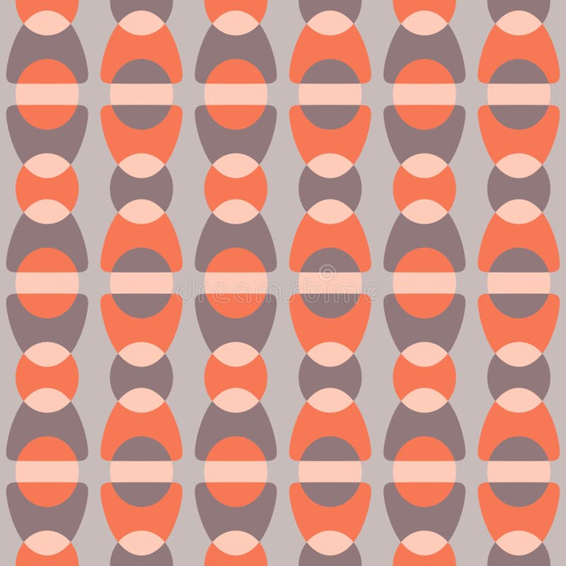 Rounded Abstract Seamless Pattern - Accent for Any Surfaces Stock ...