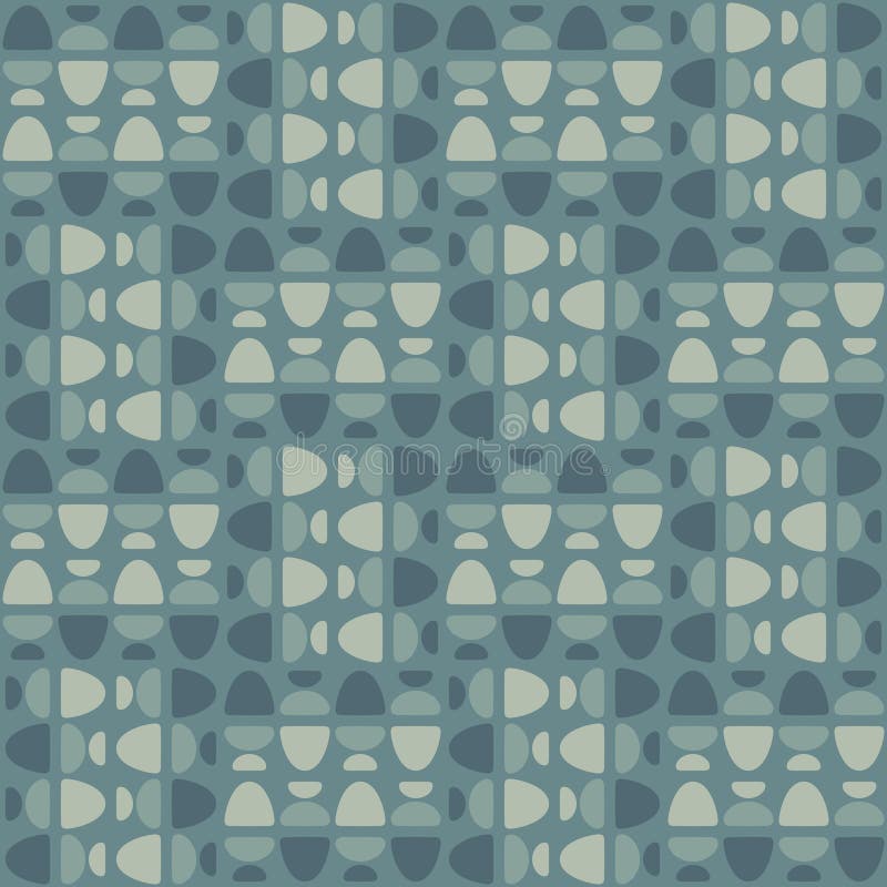 Rounded Abstract Seamless Pattern - Accent for Any Surfaces Stock ...