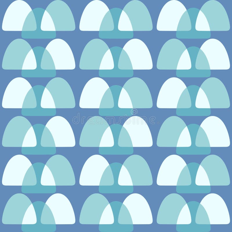 Rounded Abstract Seamless Pattern - Accent for Any Surfaces Stock ...