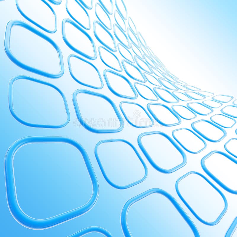 Abstract Rounded Square Background Stock Illustration - Illustration of ...