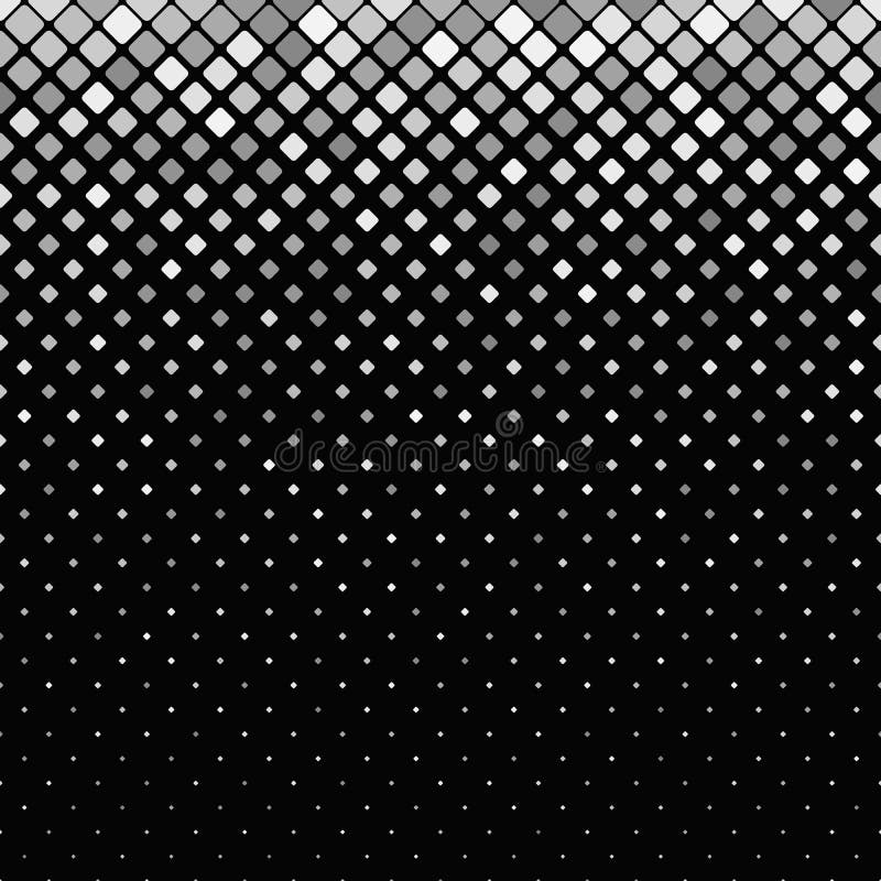 Monochrome Abstract Square Pattern Background - Black and White Geometric Vector Design from ...