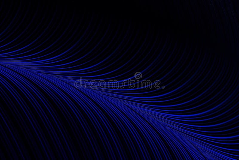 Abstract Royal Blue Plume with Black Copy Space Stock Illustration ...