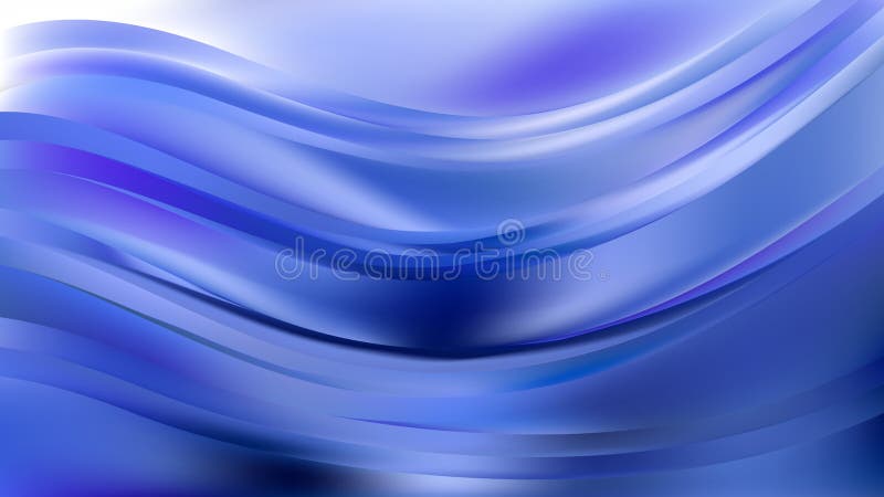 Abstract Royal Blue Wave Background Stock Illustration - Illustration ...