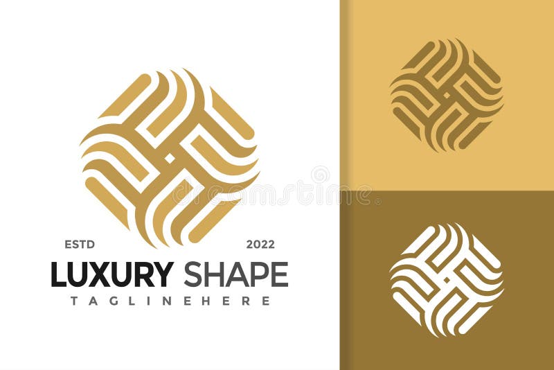 Abstract Royal Shape Modern Logo Design Vector Template Stock Vector ...