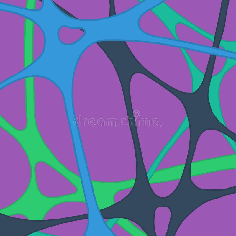 Abstract Rubber Band of Network Stock Vector - Illustration of curve ...