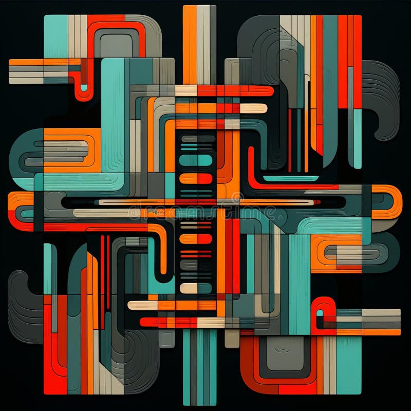 Vibrant Abstract Ruggedwear Inspired by Modular Constructivism Designs ...