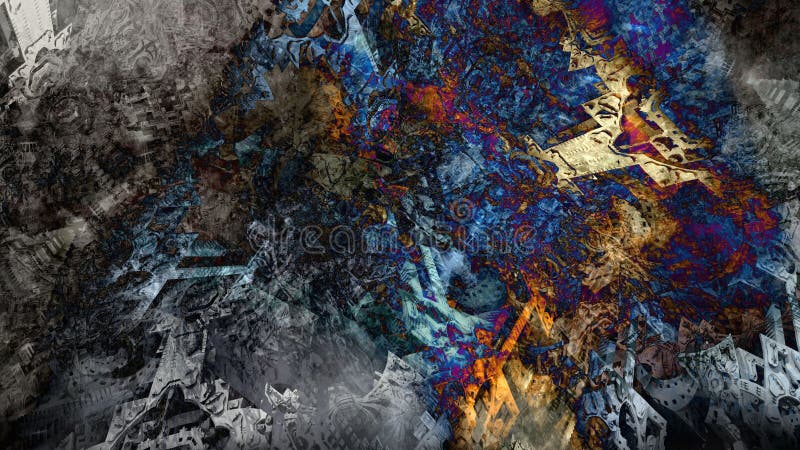 Abstract Ruins Architecture Painting Texture Material Surface Digital ...