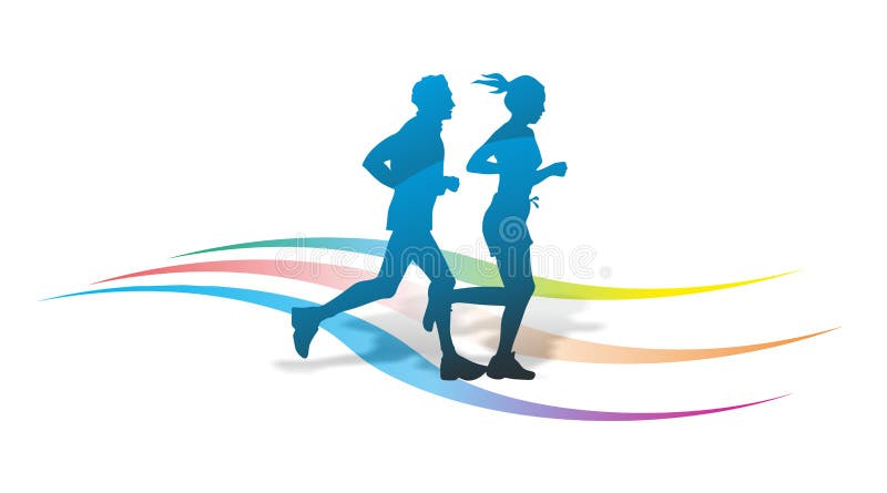 Abstract runner silhouette stock illustration. Illustration of success ... Abstract runner silhouette stock illustration. Illustration of success ...