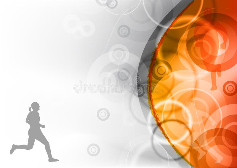 Abstract running stock vector. Illustration of motion - 19610291