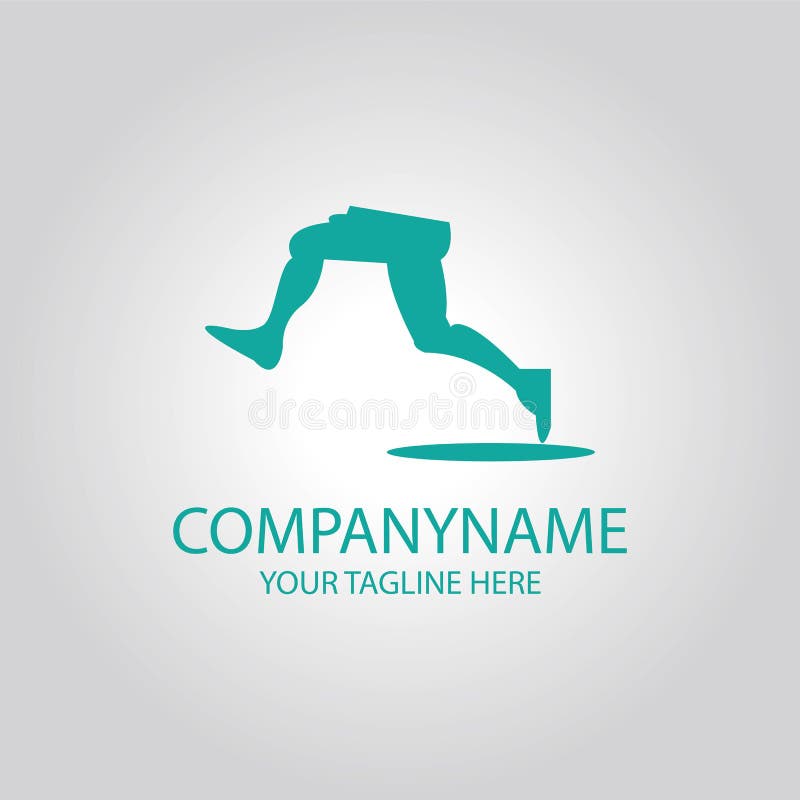 Abstract running man logo stock vector. Illustration of healthcare ...