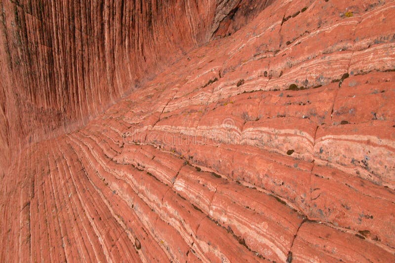 Abstract Running Red Rock Layers And Lines Picture. Image: 165525